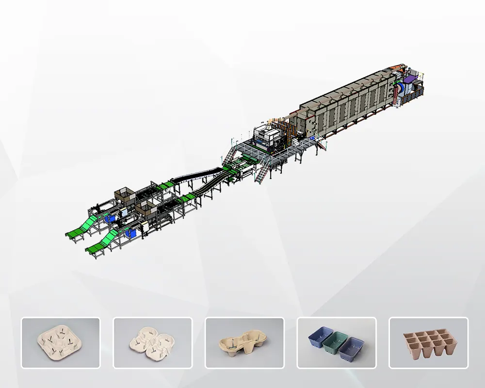 Conventional Dried Series - HGHY Automatic Pulp Molding Machine ｜Paper Tray