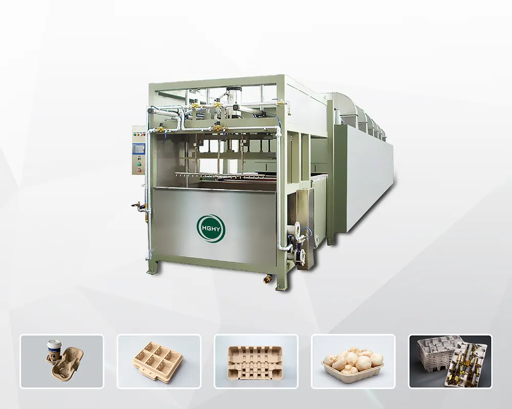 PRODUCTS - HGHY Automatic Pulp Molding Machine ｜Paper Tray